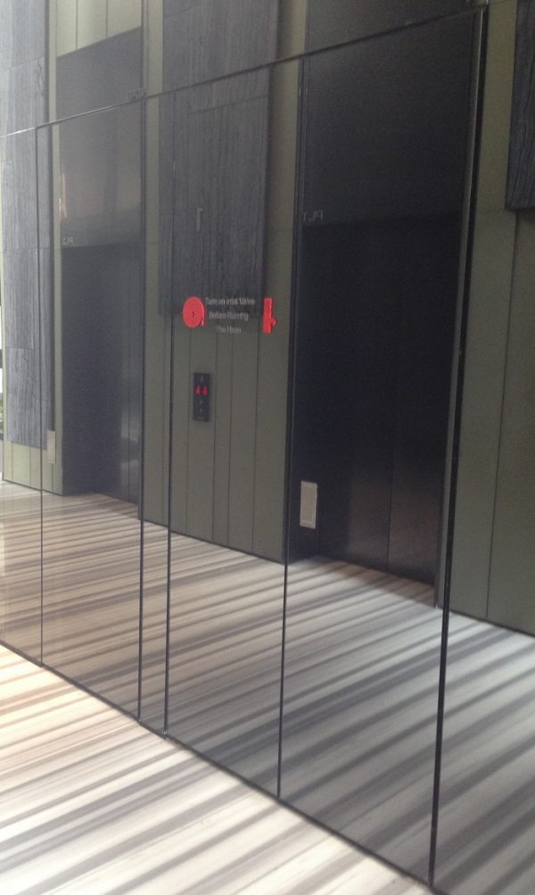 Mirror Cladded Conceal Frame Door – Metform Industries Pte Ltd